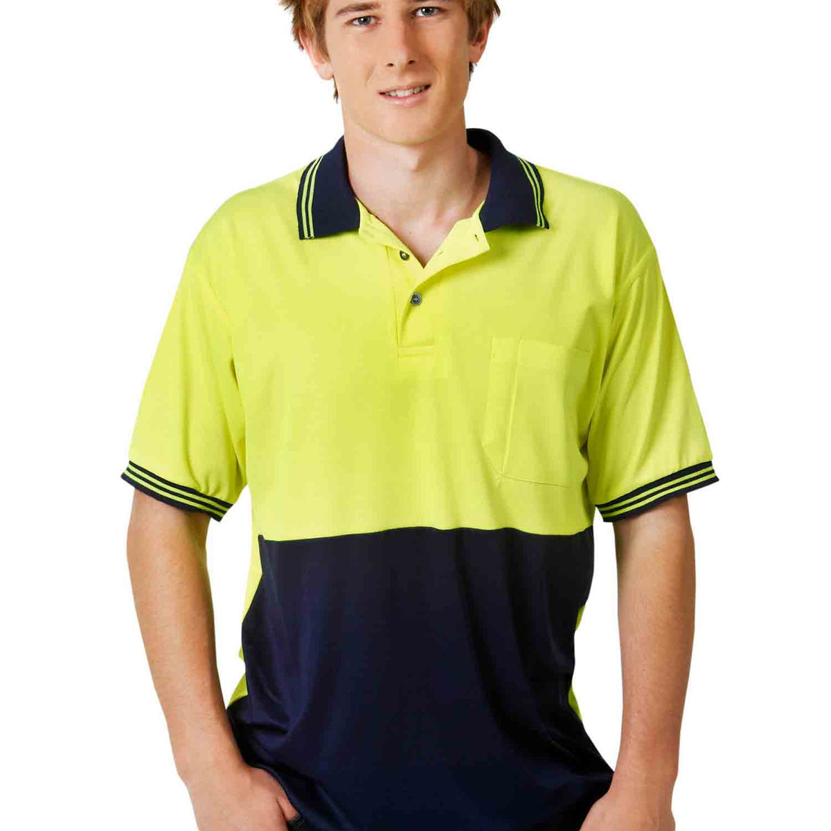 Blue Whale Cotton Back True Dry Hi Vis Polo | BLW-P85 | Seamstop