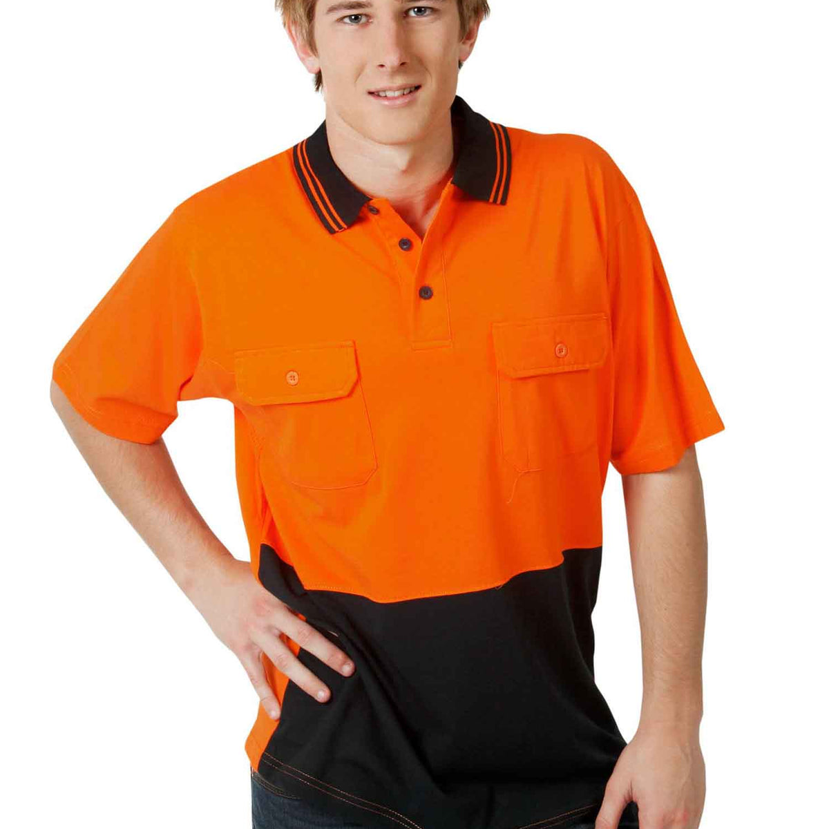 Blue Whale 100% Cotton Hi Vis Polo | BLW-P94 | Seamstop