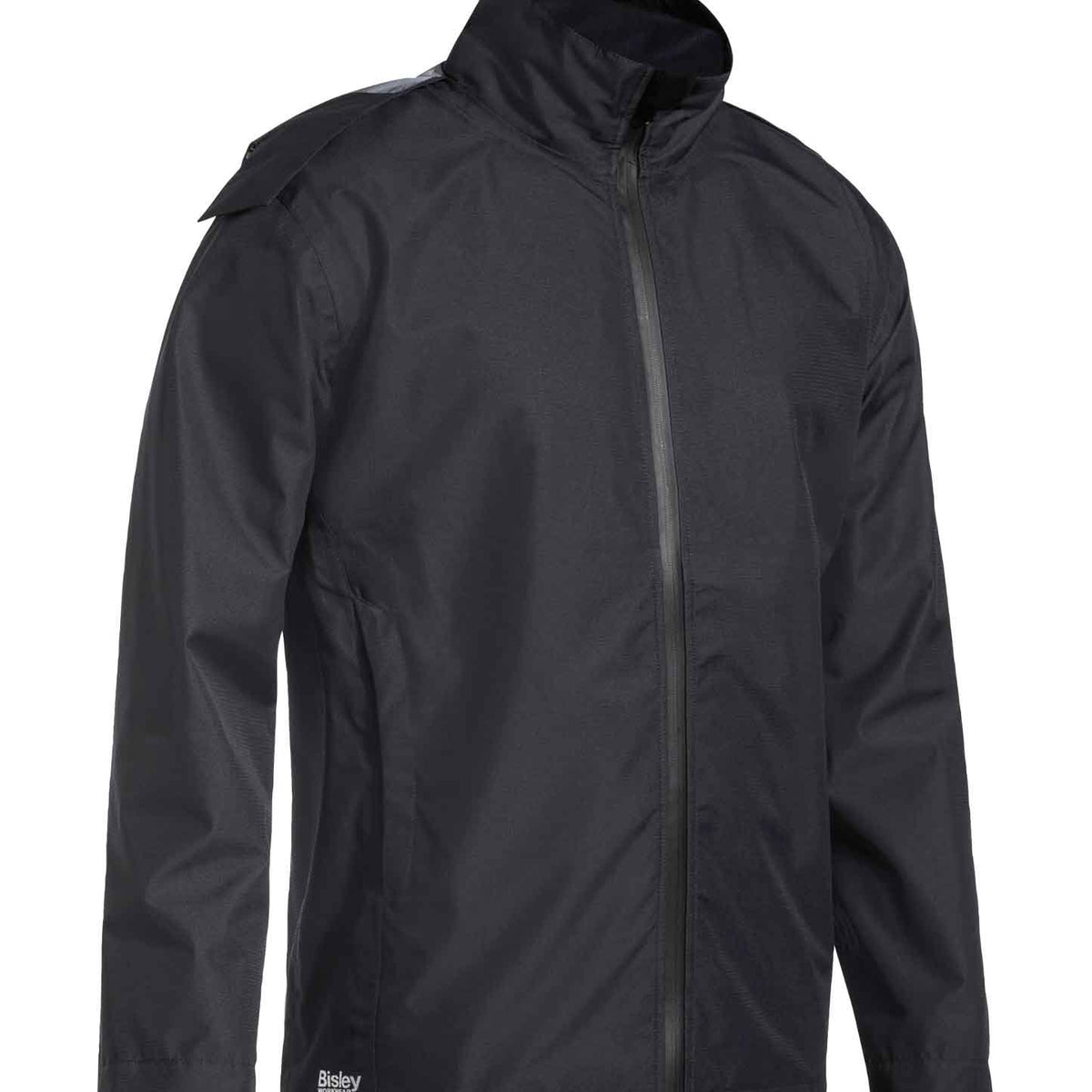 Bisley Mens Lightweight Mini Ripstop Rain Jacket With Concealed Hood ...